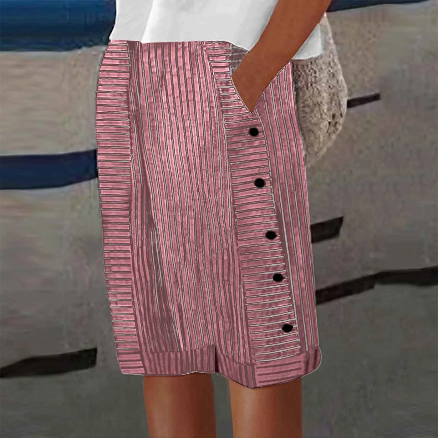 Isla | Button-Cropped Pants – Liam & Harper